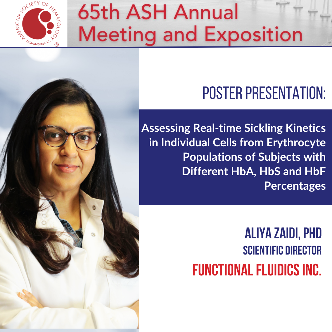 Functional Fluidics Poster Presentation at the 65th ASH Annual Meeting ...